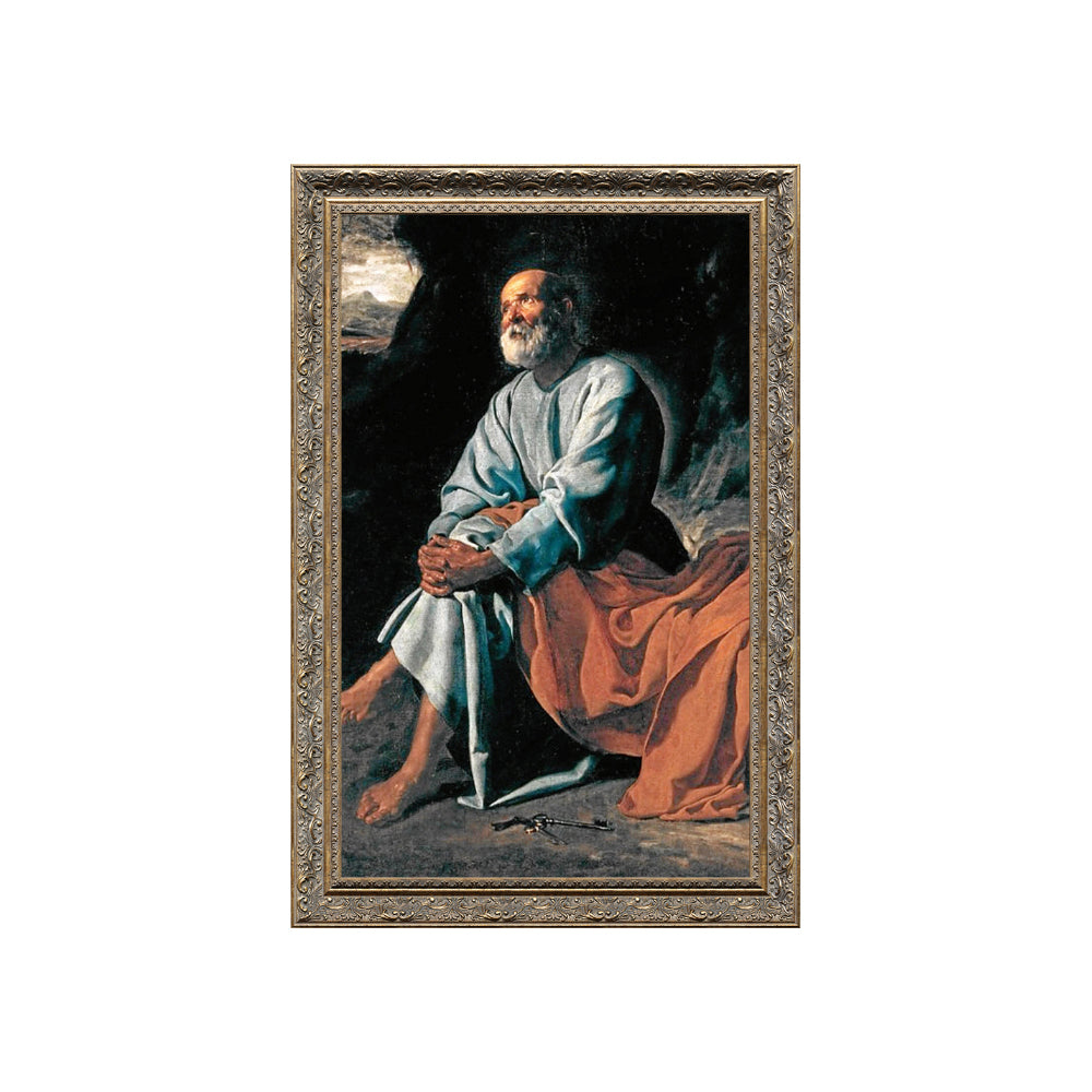 Saint Peter Weeping By Diego Velázquez – Pin Wallart